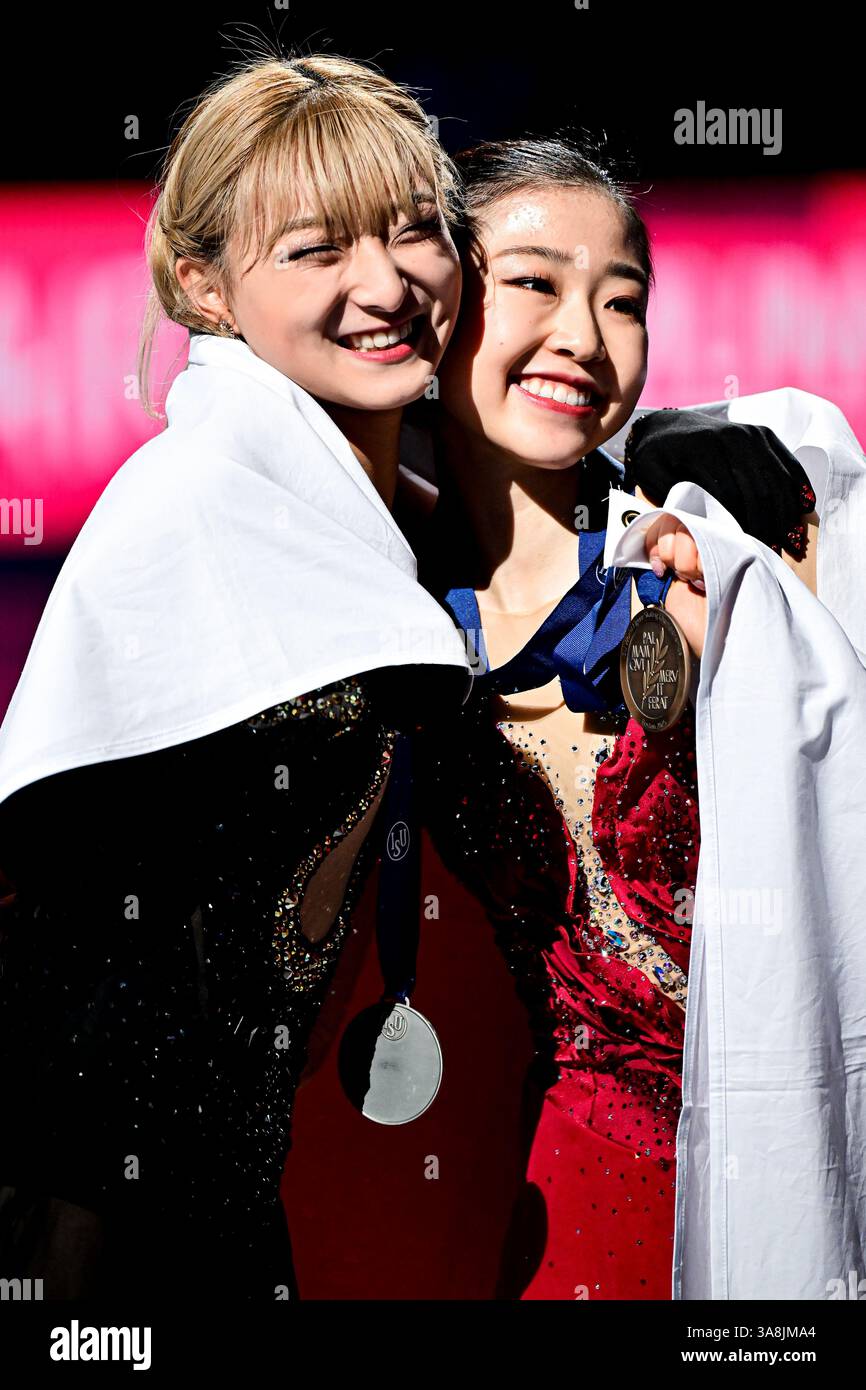 Boston, USA. 28th Mar 2025. Women Awards, L-R, Kaori SAKAMOTO (JPN ...