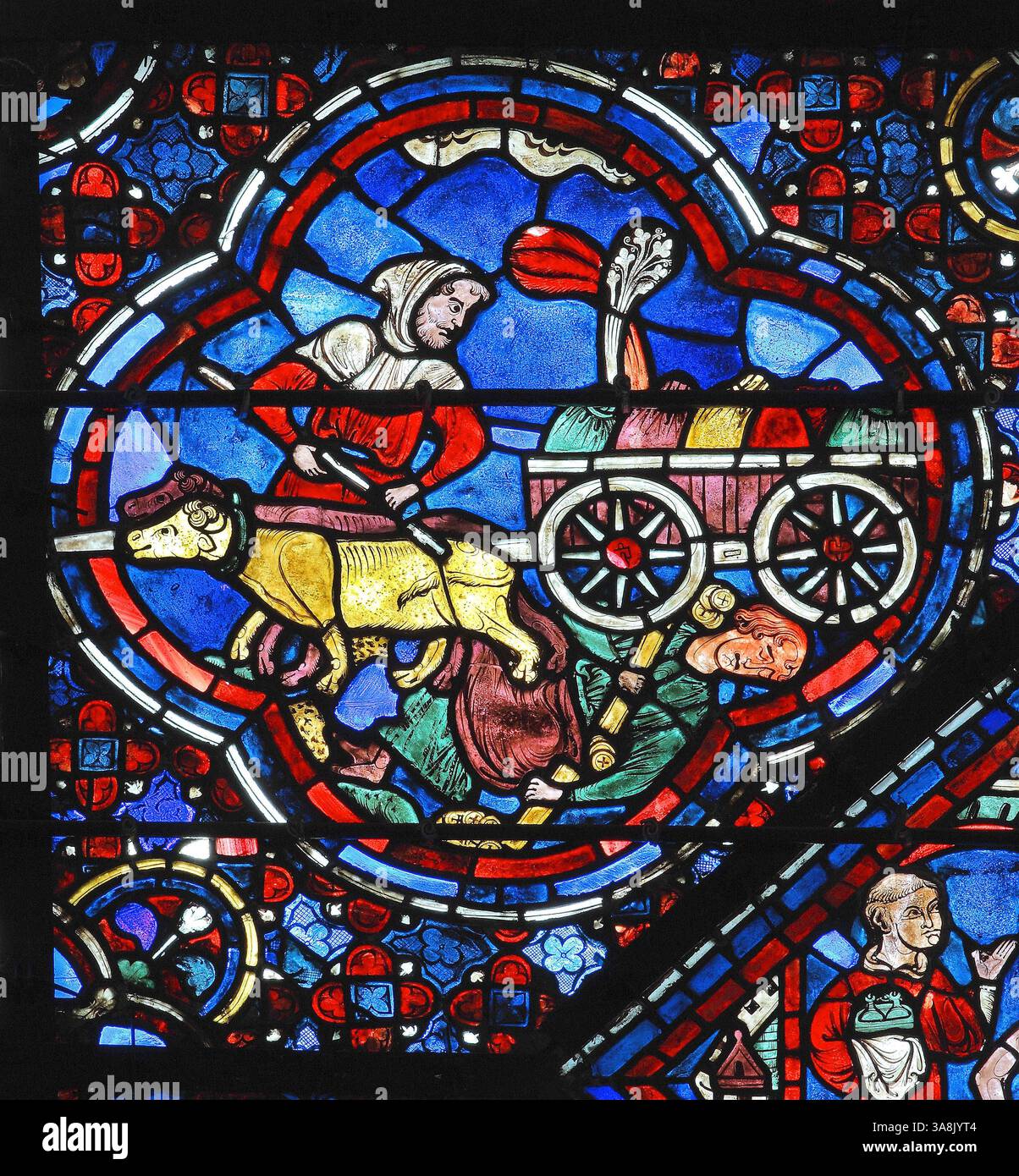 October 15, 2013 - Chartres, France - A man personifying bad faith ...