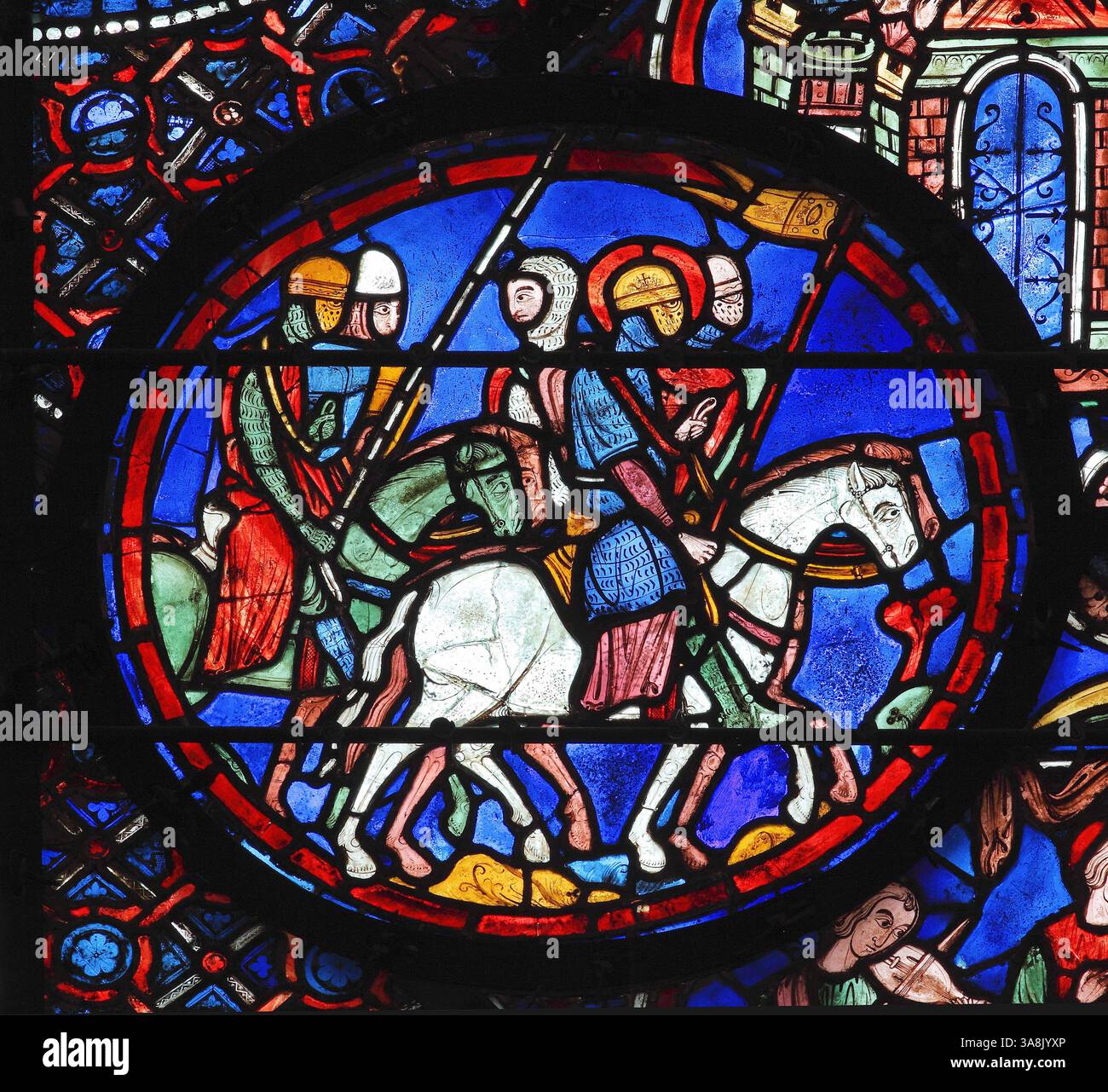 October 15, 2013 - Chartres, France - Julian and his fellow knights ...