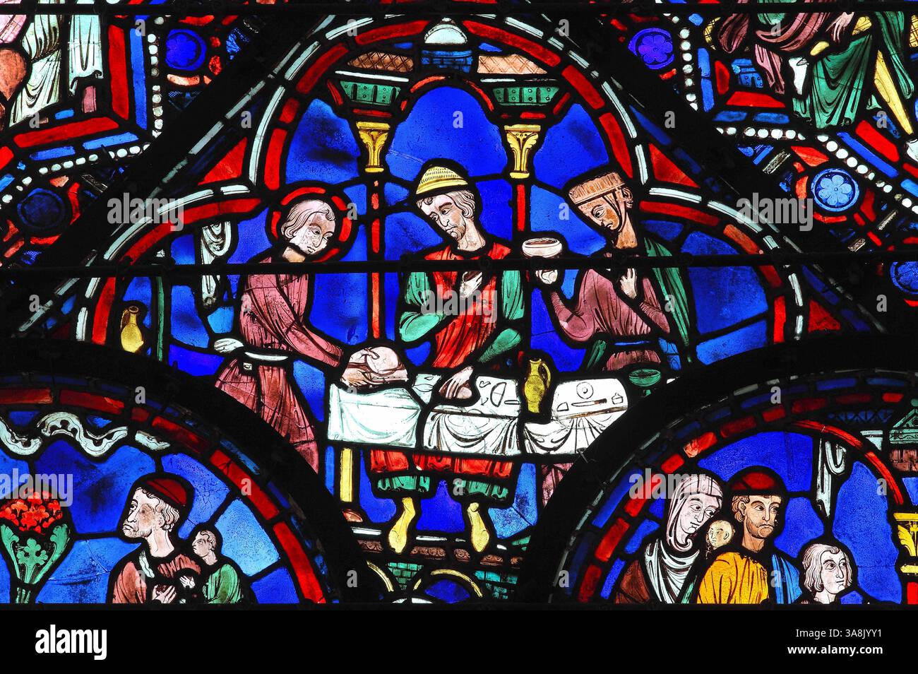 October 15, 2013 - Chartres, France - Julian serves his master and his ...