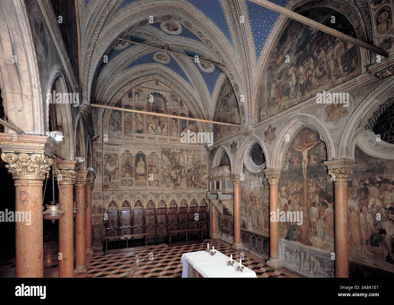 Avanzi Jacopo, Altichiero da Zevio, View of the San Giacomo Chapel ...