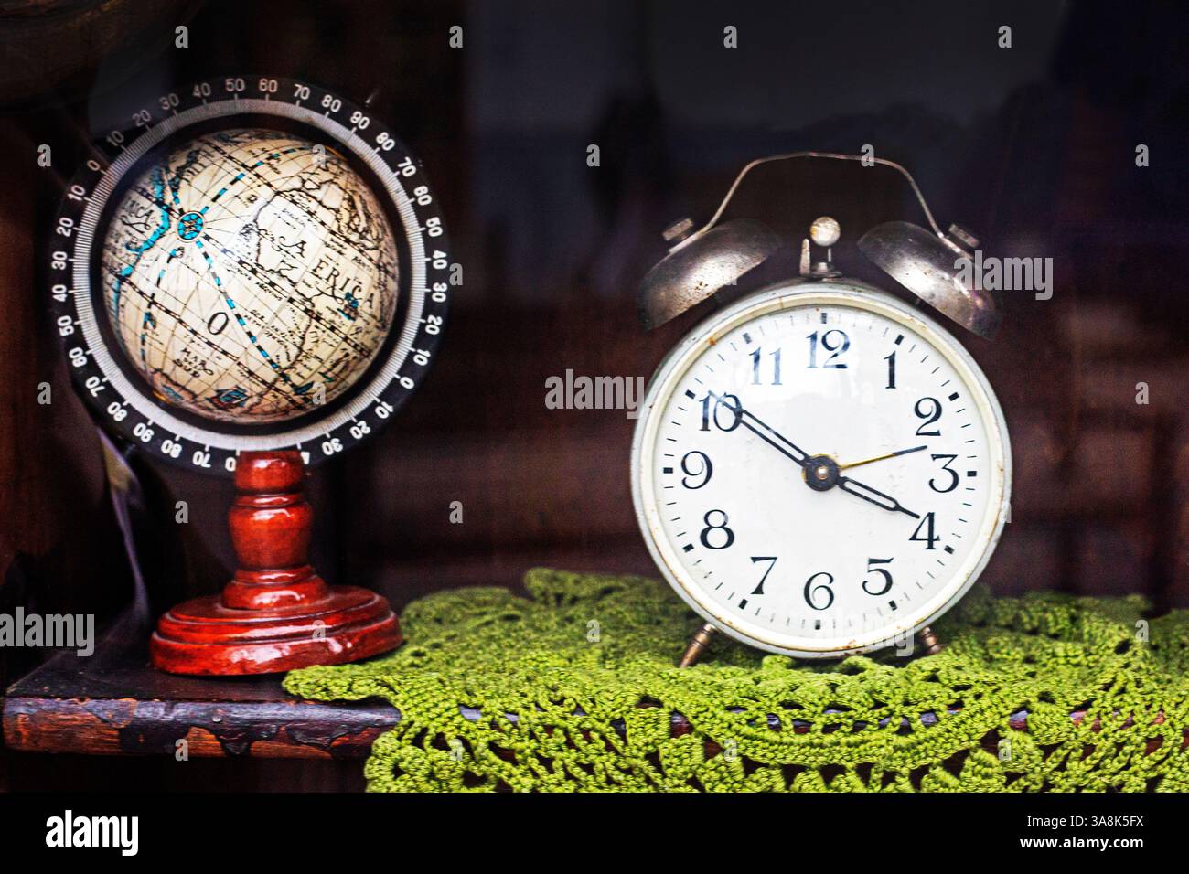 clock change in many countries of the world twice a year Stock Photo ...