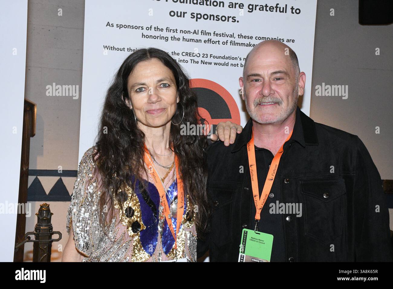 Los Angeles, California, USA 28th March 2025 (L-R) Writer Matthew ...