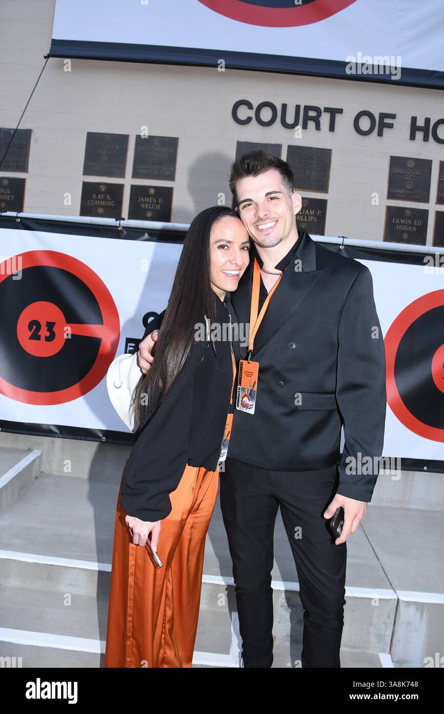Los Angeles, California, USA 28th March 2025 Rachel Young and Dancer ...