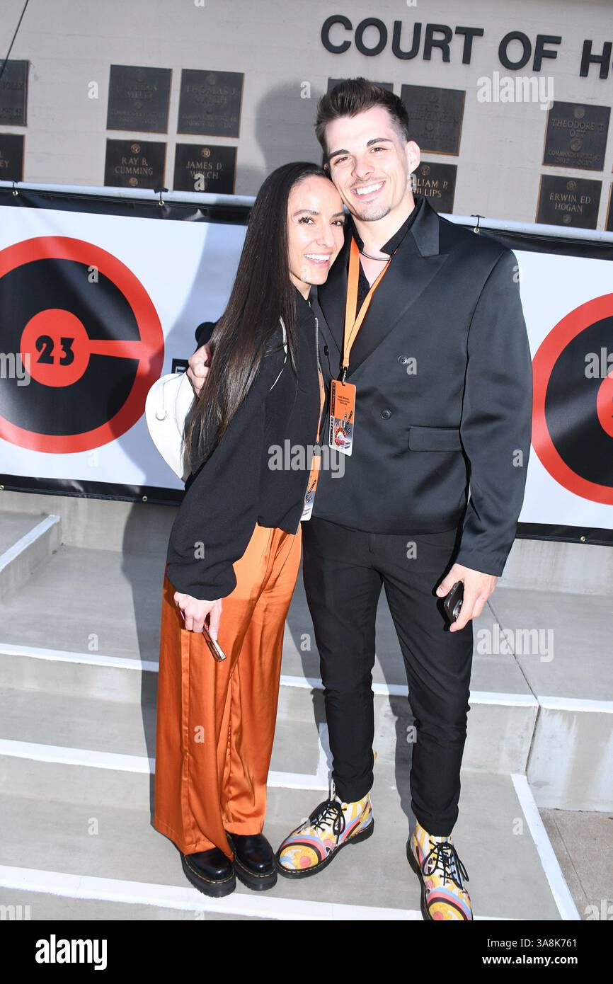 Los Angeles, California, USA 28th March 2025 Rachel Young and Dancer ...