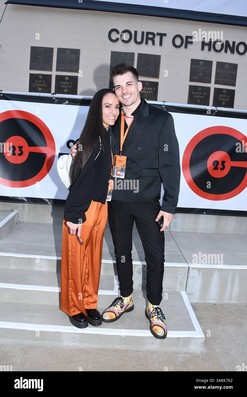 Los Angeles, California, USA 28th March 2025 Rachel Young and Dancer ...