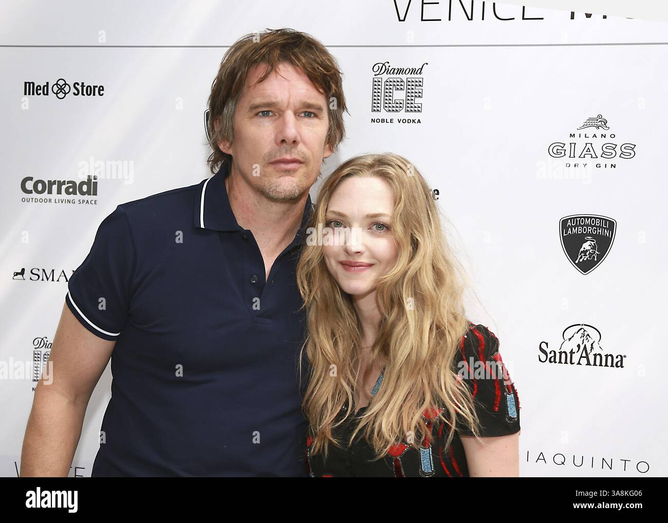 August 31, 2017 - Venice, California, Italy - ETHAN HAWKE and AMANDA ...