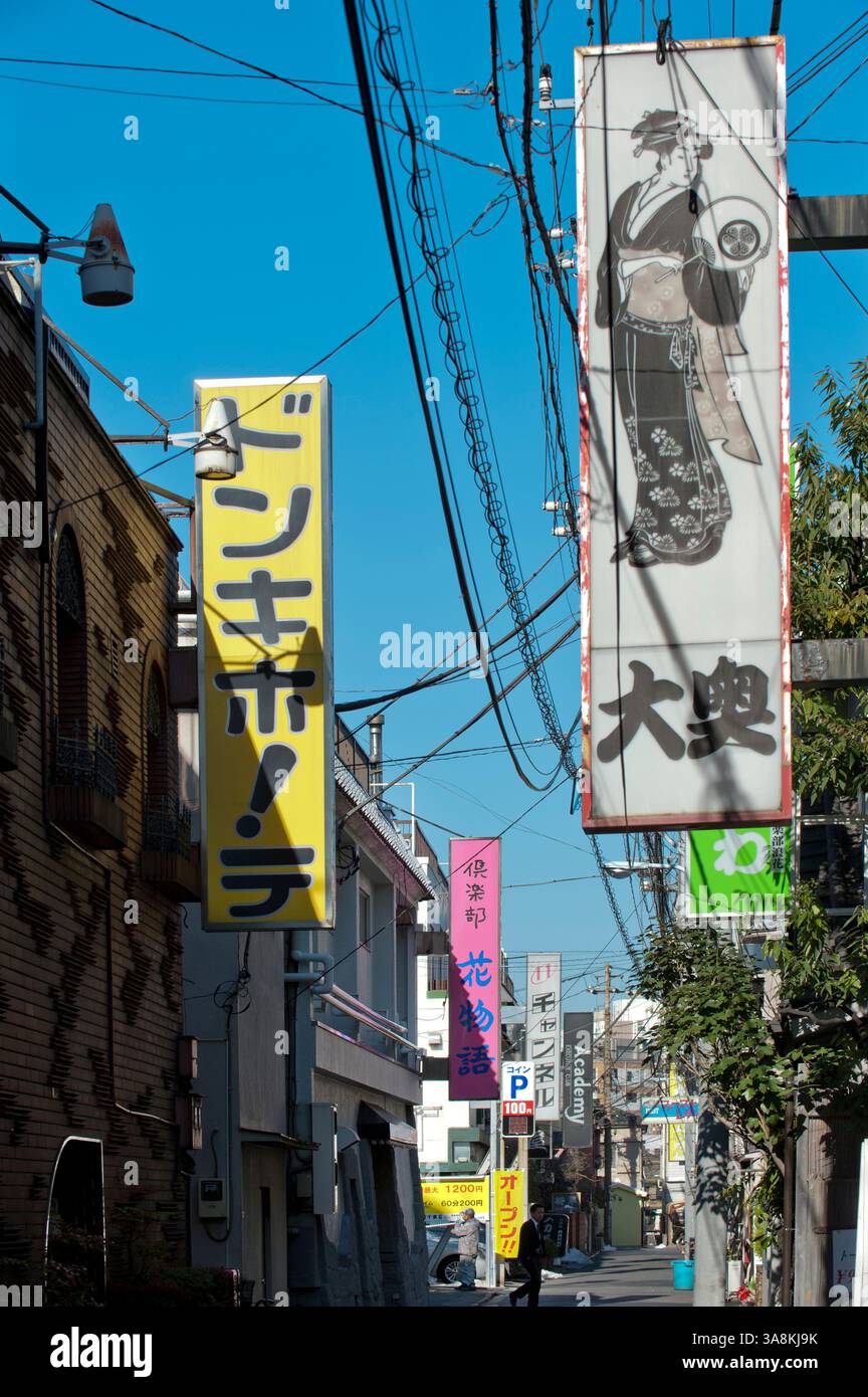 Yoshiwara, a former Edo period (1603-1868) high-class courtesan ...