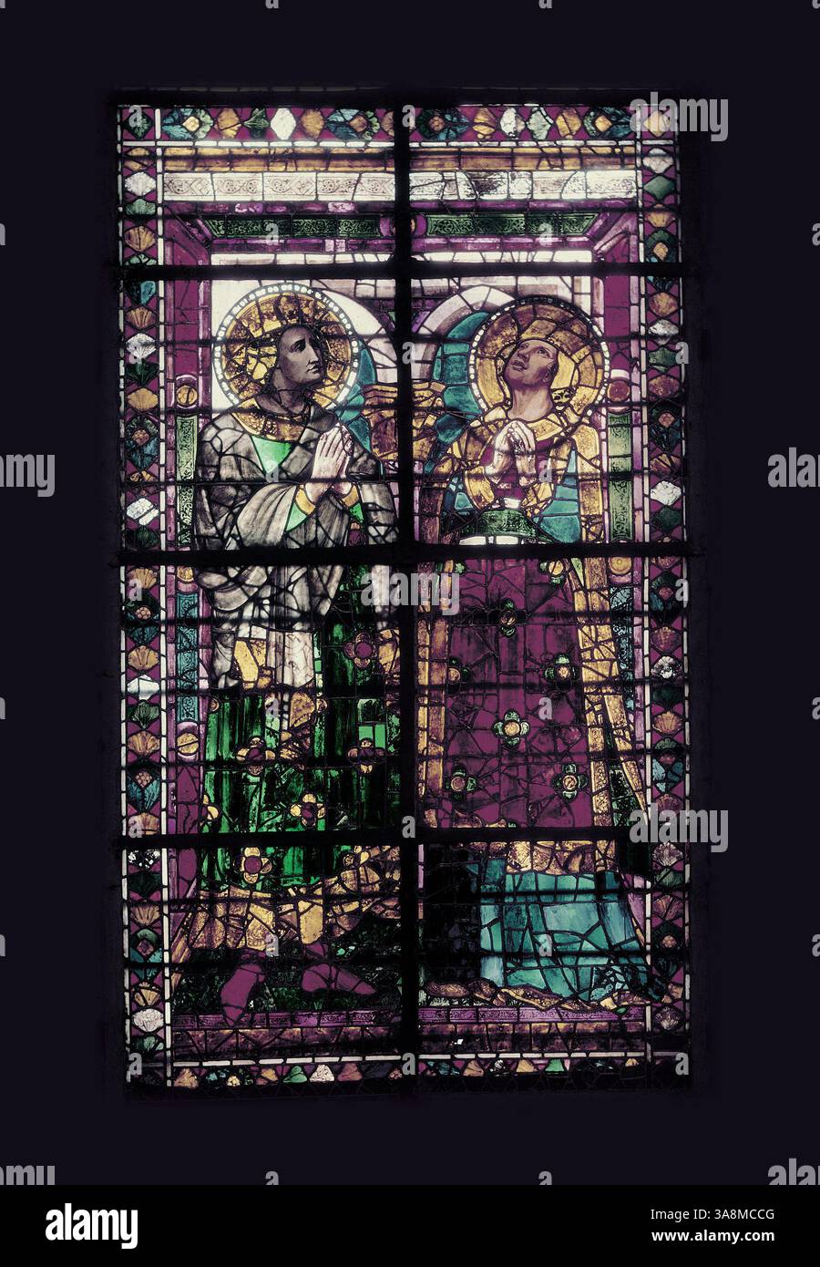 September 29, 2017 - Ghiberti Lorenzo, Window with two saints, 15th ...