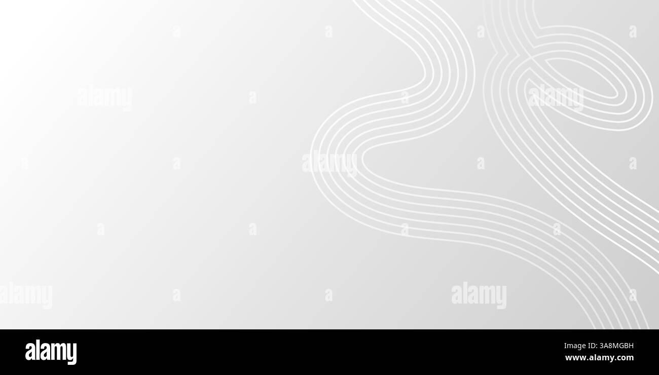 Grey gradient background with line waves. Minimal smooth elegant grey ...