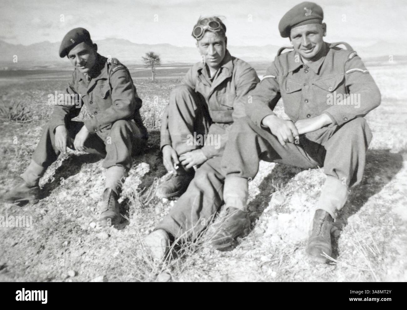 Soldiers of the Green Howards serving in Cyprus, c. 1950s Stock Photo ...