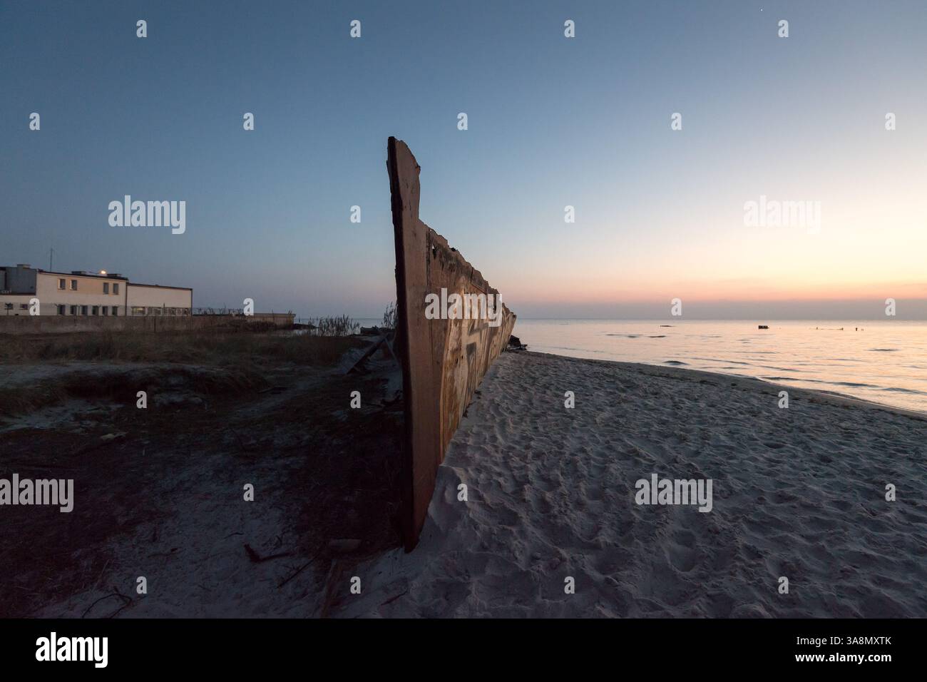 Hel beach scrapped orp grom hi-res stock photography and images - Alamy