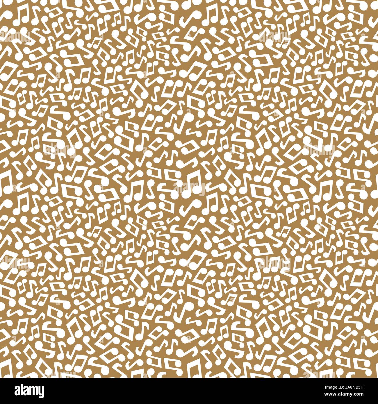 Musical seamless pattern with music notes. Abstract repeating ...