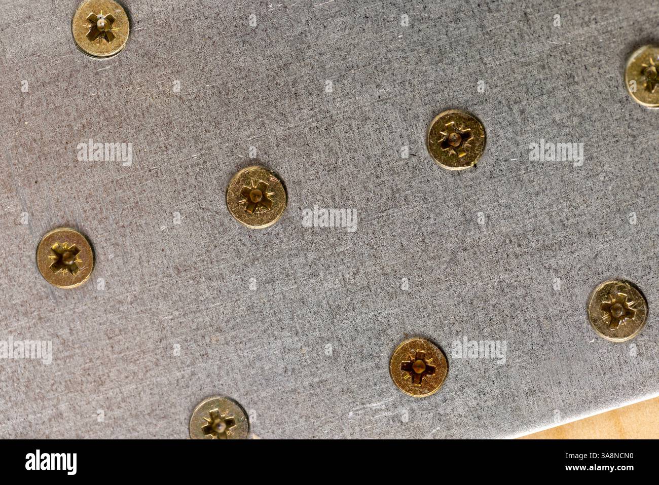 silver corner for connecting wooden parts with screws, metal building ...