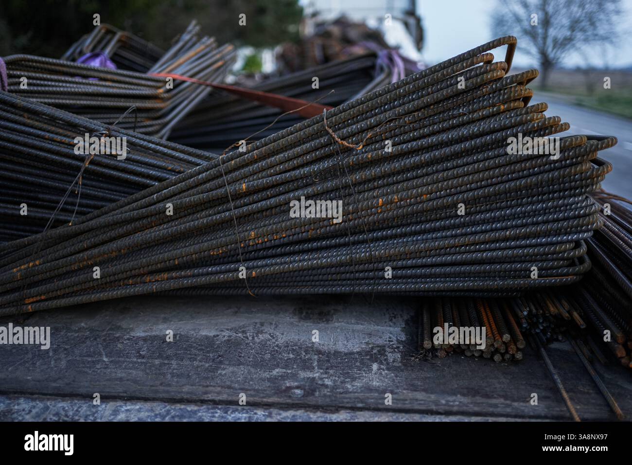 Steel reinforcement bars for construction Stock Photo - Alamy