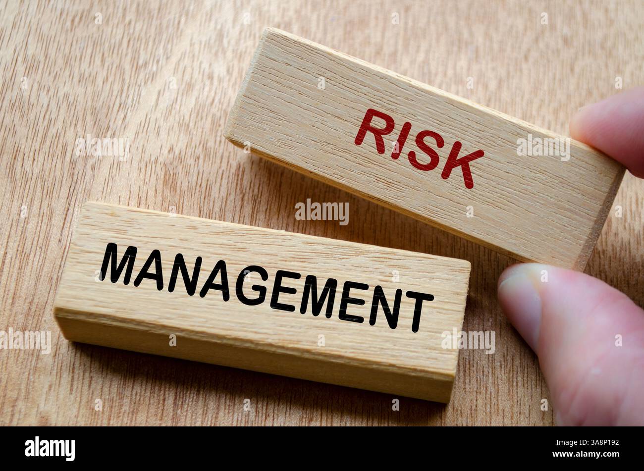 Risk Management text on wooden blocks. Risk Management concept Stock ...