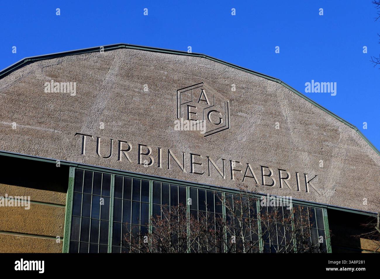 28.03.2025, Berlin - Deutschland. AEG Turbinenfabrik in Moabit. *** 28 ...