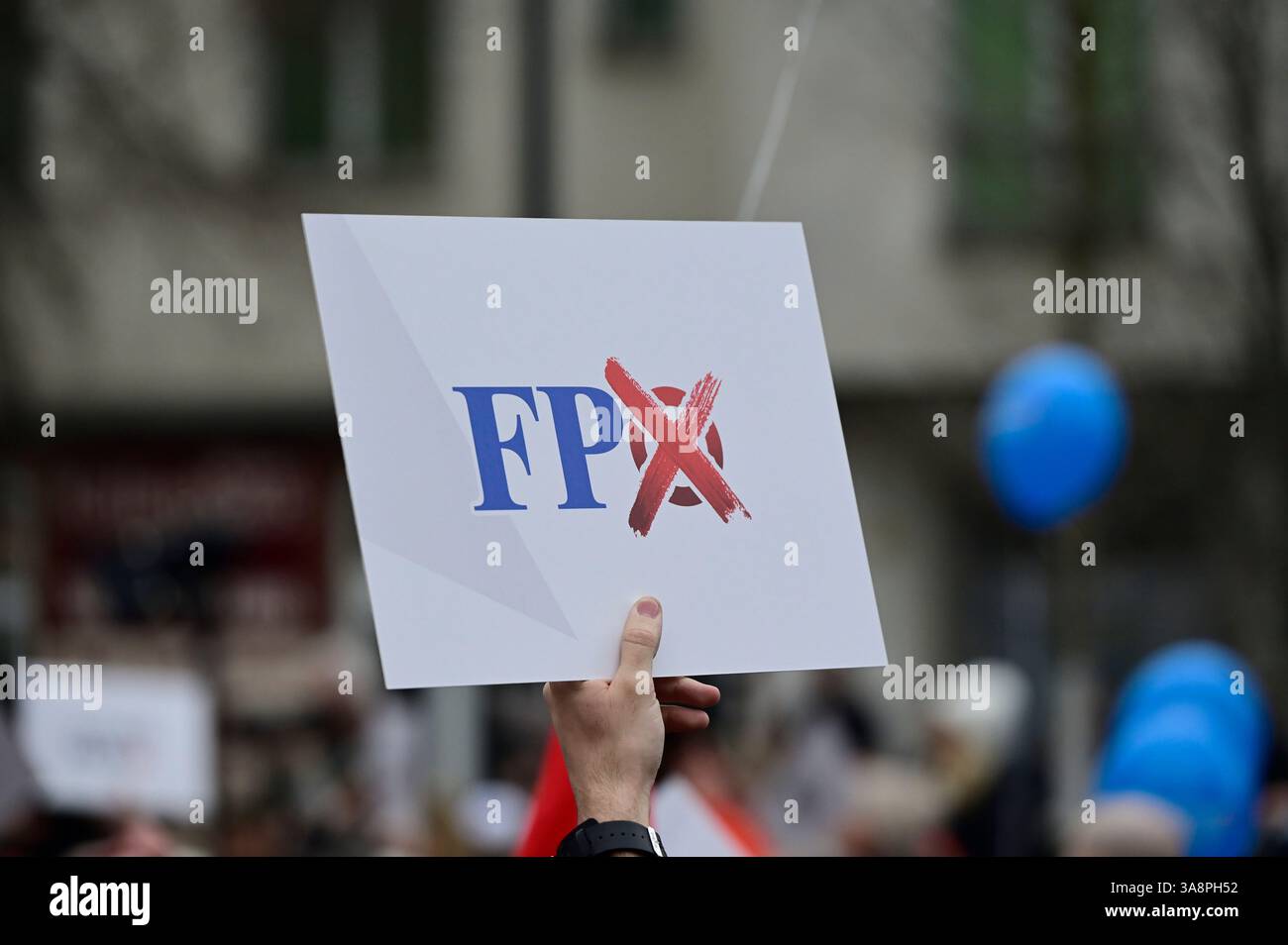 Vienna, Austria. March 28, 2025. The Vienna FPÖ (Freedom Party of ...