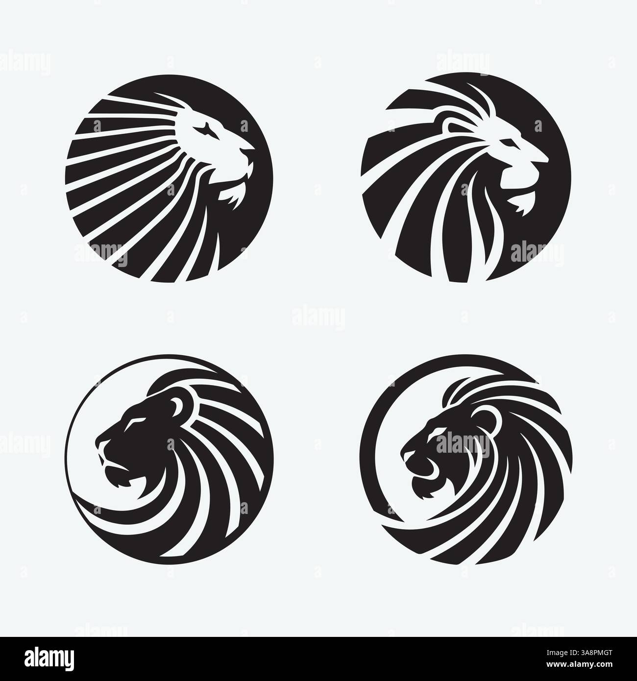 Fearless lion symbol hi-res stock photography and images - Alamy