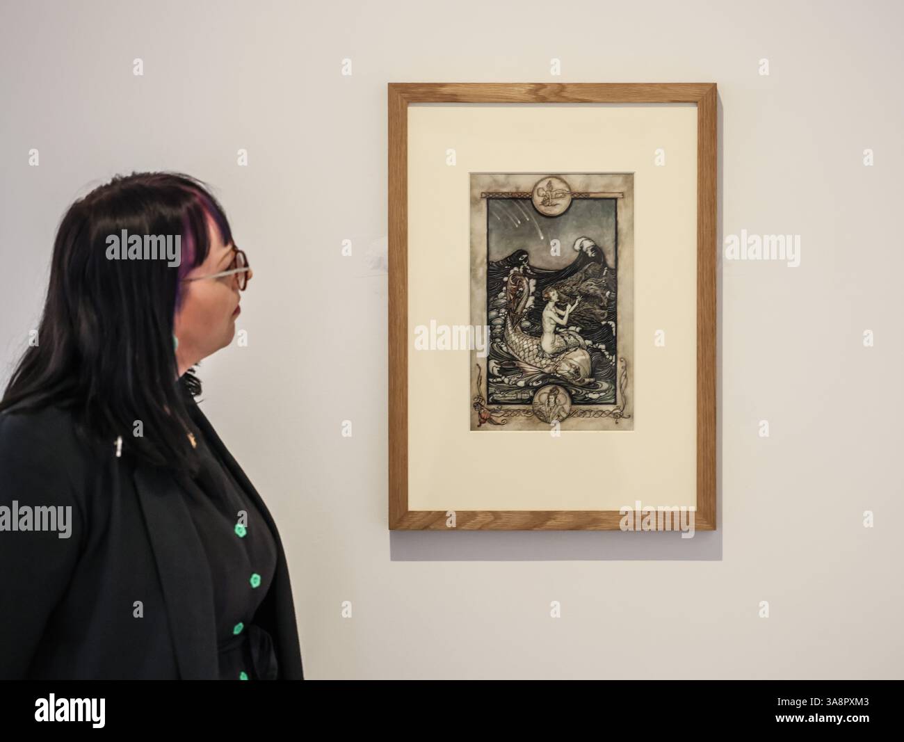 hastings, East Sussex,England 29 March 2025 (Arthur Rackham a Midsummer ...