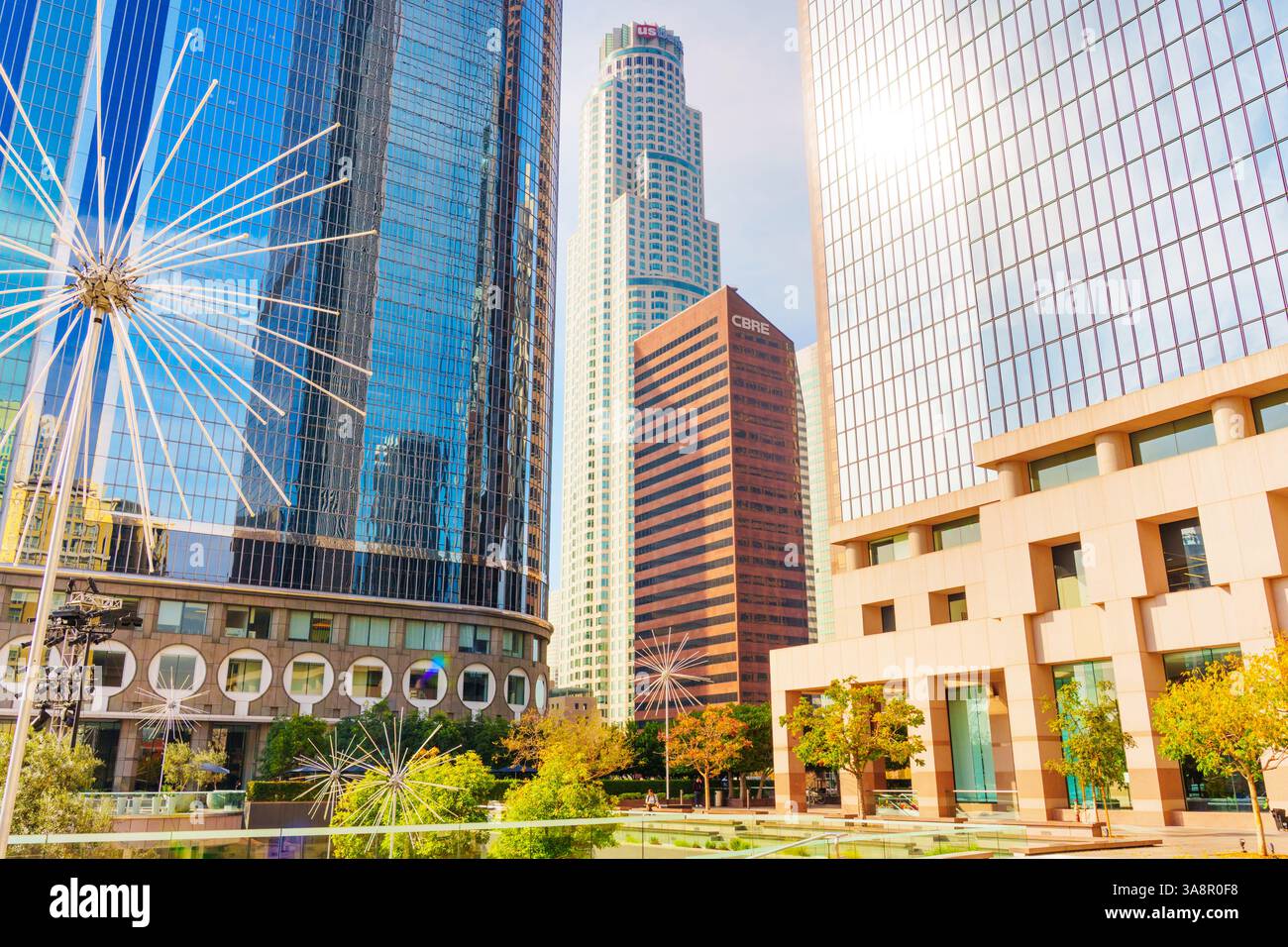 Los Angeles, California - December 3, 2024: Daytime view of Two ...