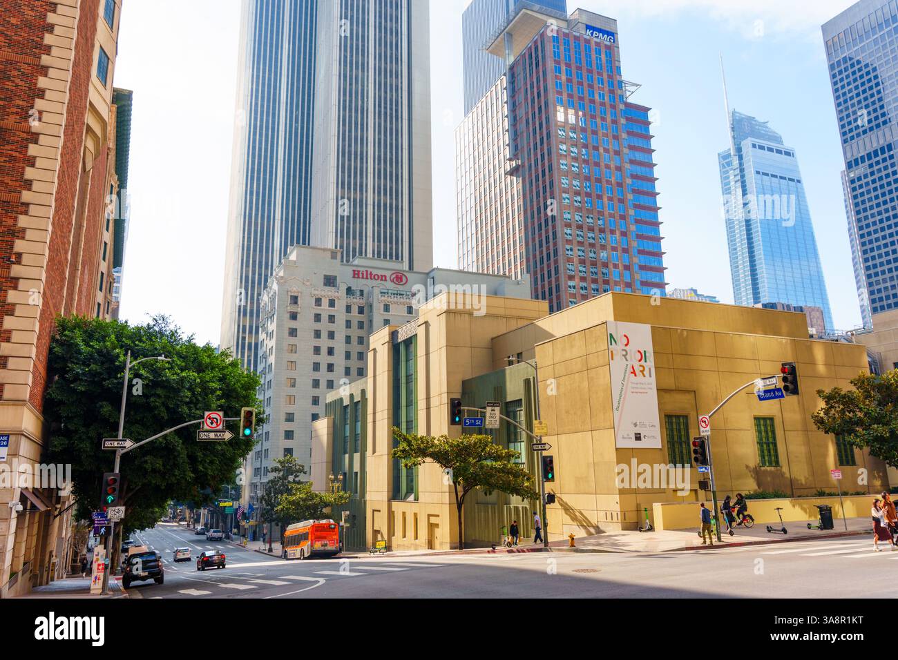 Los Angeles, California - December 4, 2024: Wide-angle view capturing ...