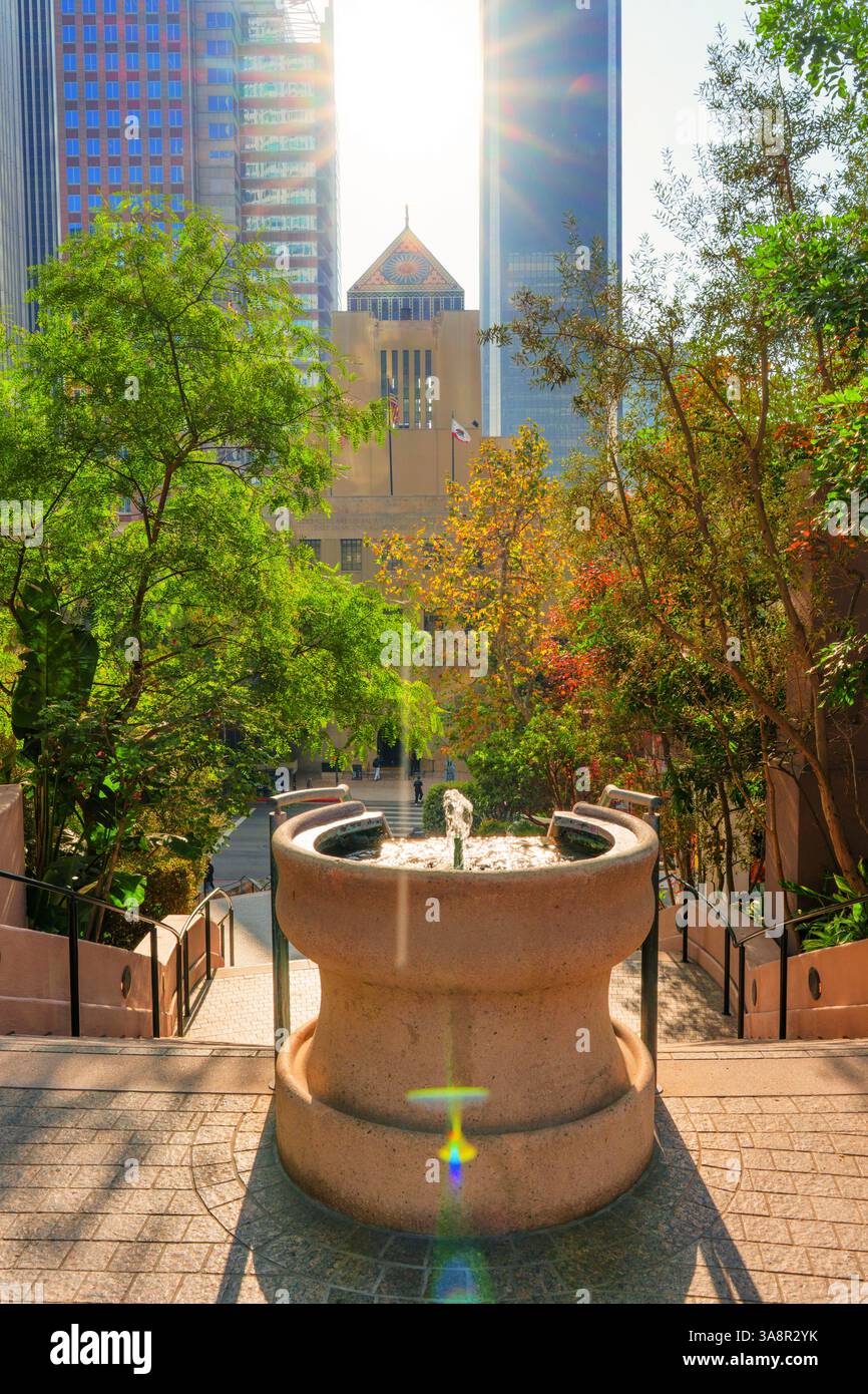 Los Angeles, California - December 4, 2024: Wide angle view of the ...