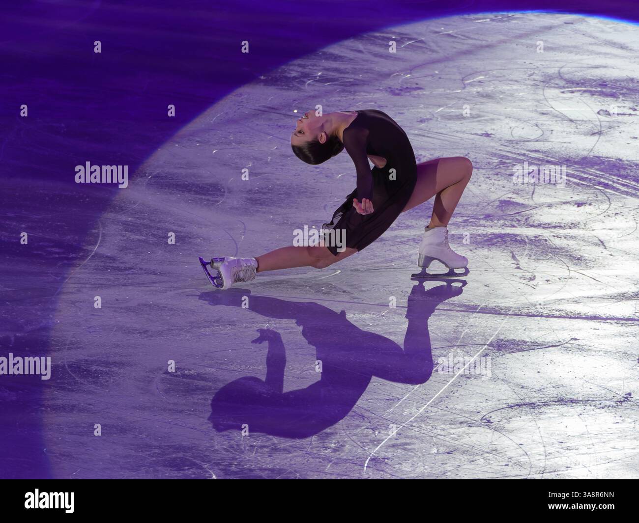 Skater performing her Artistic and Technical performance on the Ice ...