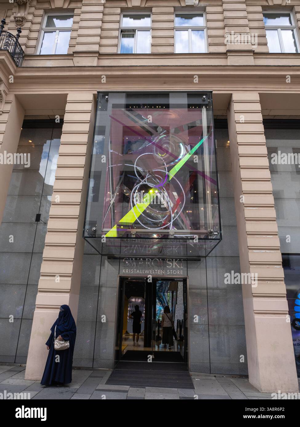 Facade of Swarovski Crystal Store in Vienna, Austria Stock Photo - Alamy