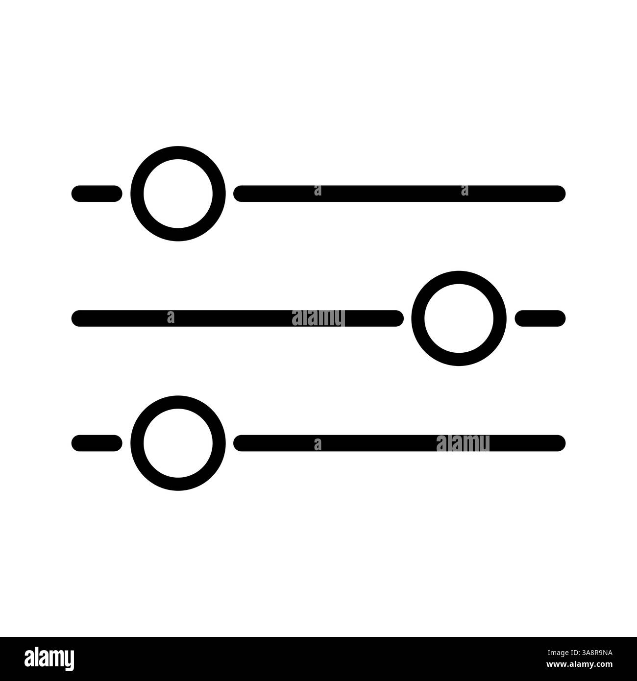 Volume mixer control icon, filter sound symbol button, switch sign ...