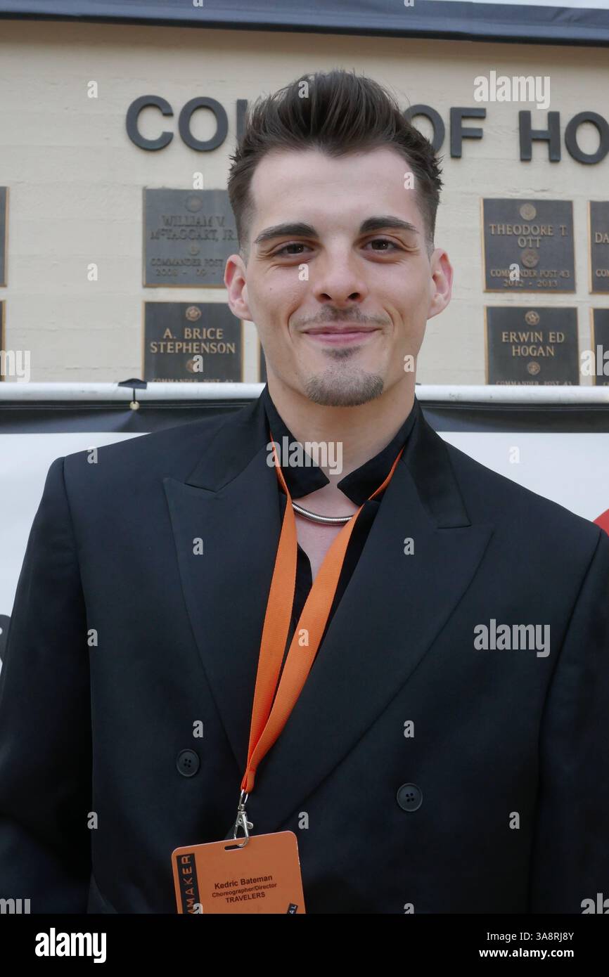 Los Angeles, California, USA 28th March 2025 Dancer Kedric Bateman ...