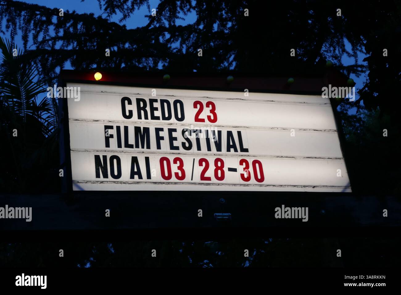 Los Angeles, California, USA 28th March 2025 Credo 23 Film Festival 2025 at Hollywood American ...