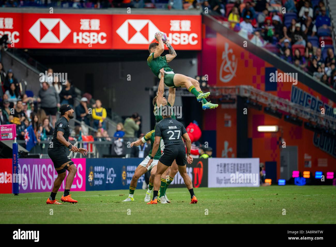 Hong Kong, China, 29 March, 2025, New Zealand beat Brazil 29-7 at the ...