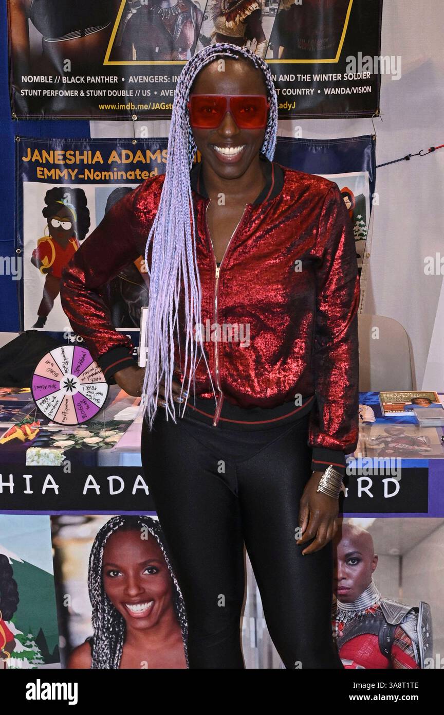 Janeshia Adams-Ginyard auf der WonderCon 2025 im Anaheim Convention ...