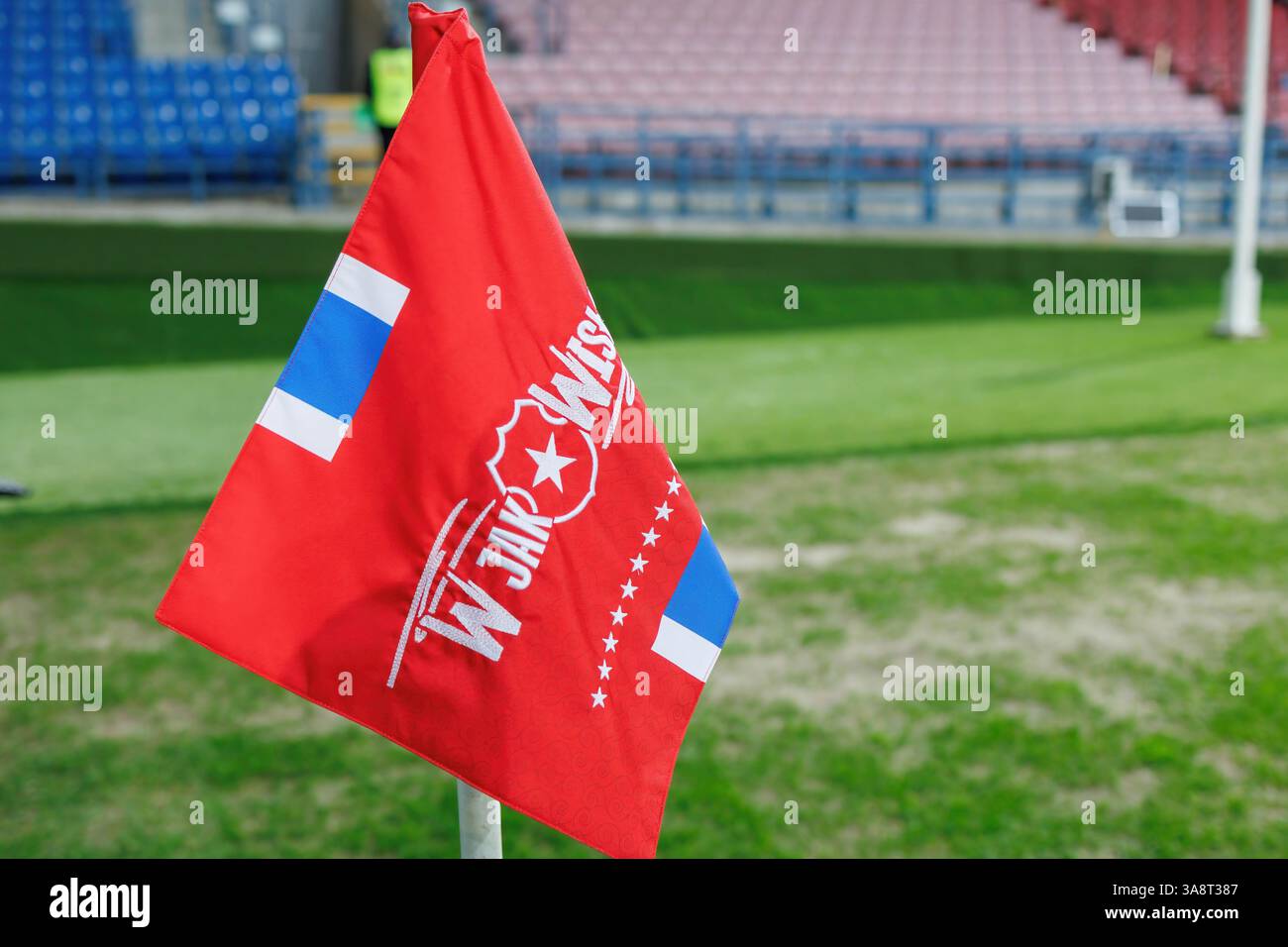 KRAKOW, POLAND, Mar 29 2025, A FOOTBALL MATCH BETWEEN WISLA KRAKOW AND ...