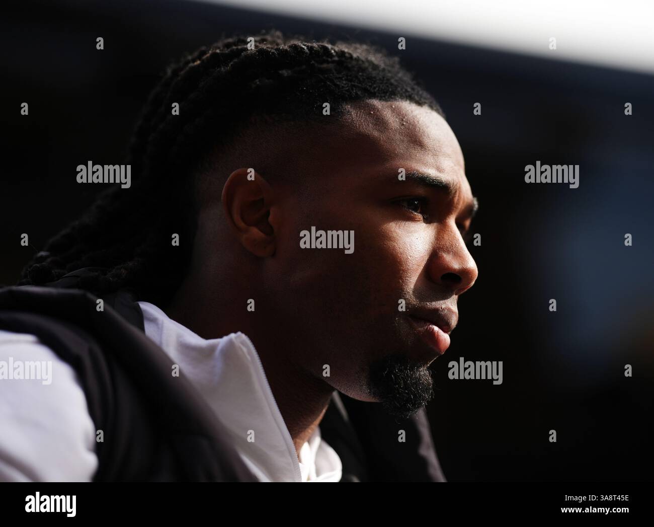 Fulham's Adama Traore arrives for the Emirates FA Cup quarter final at ...