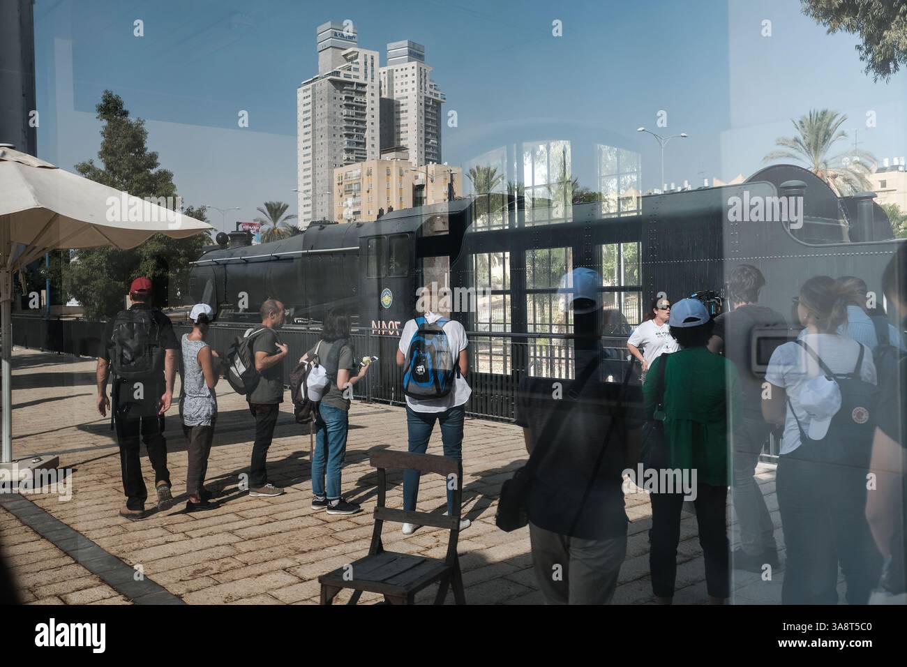 October 18, 2017 - Beersheba, Israel - A TCDD 45151 Class steam ...