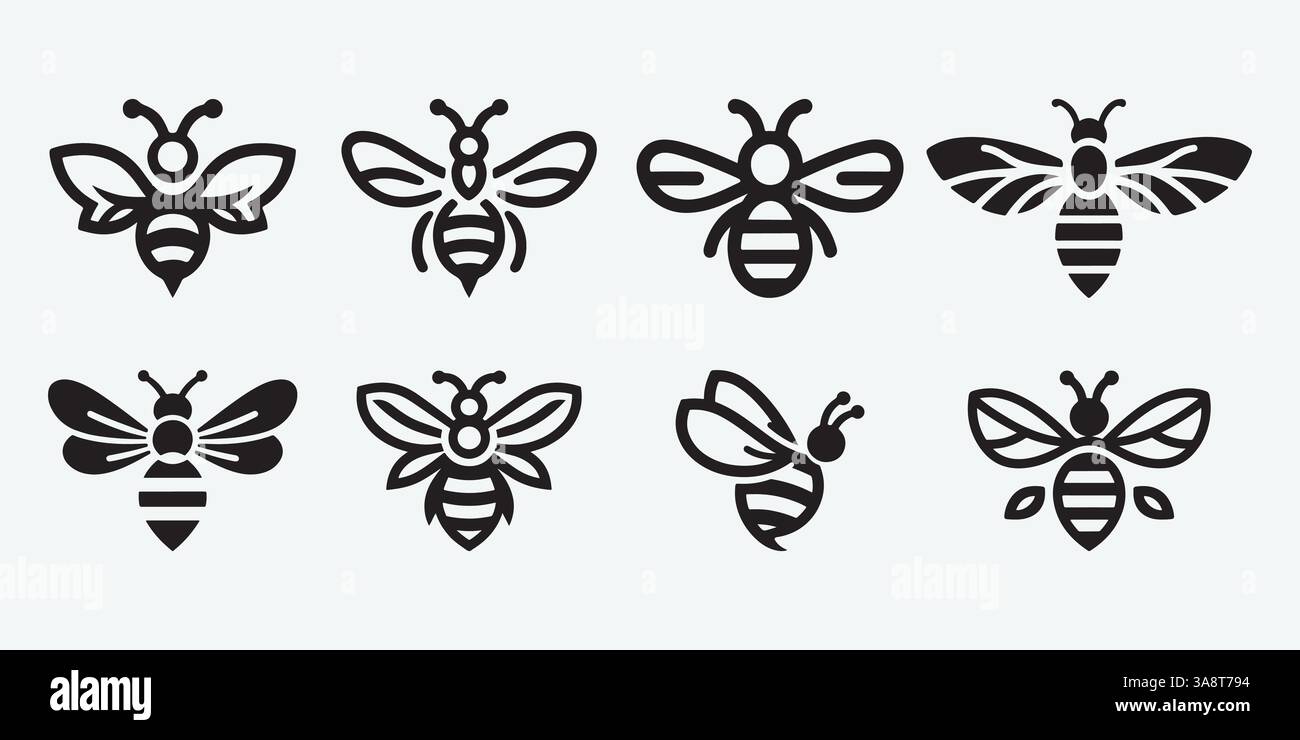 Pollinator friendly design Stock Vector Images - Alamy