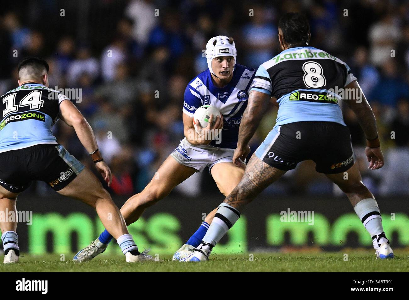 Sydney, Australia. 29th Mar, 2025. Blake Wilson of the Bulldogs runs ...