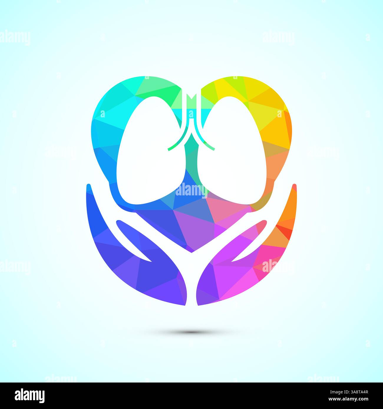 Lungs health care icon design illustration. Healthcare and medical icon ...