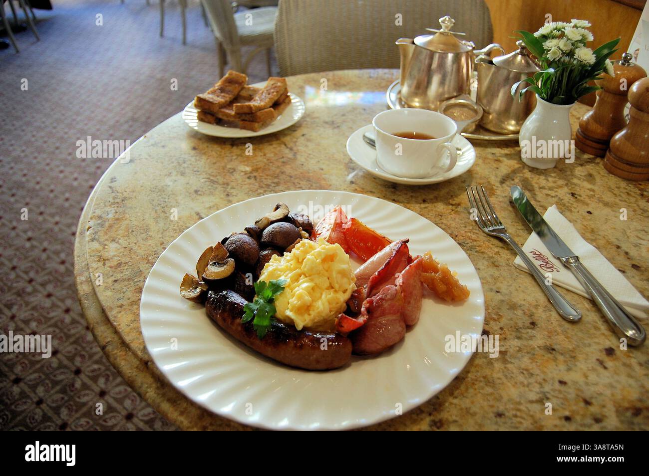 Full English Breakfast at a world famous tea rooms - it was delicious ...