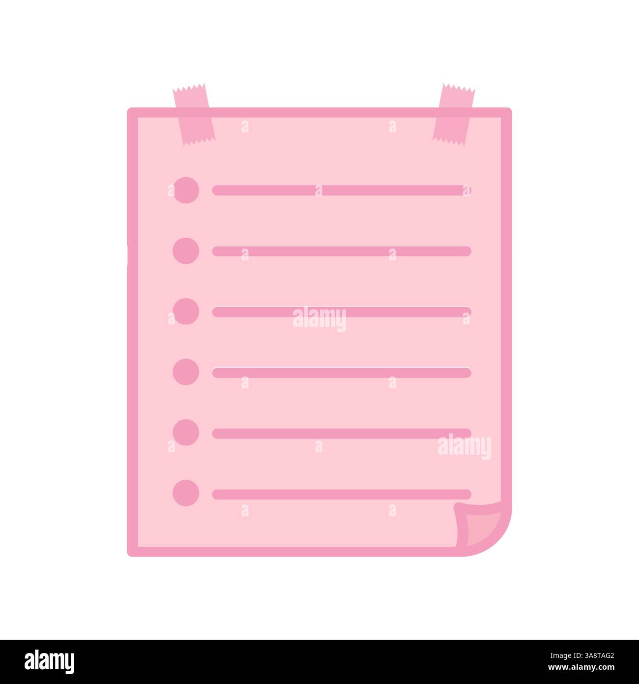 List planning organization work Cut Out Stock Images & Pictures - Alamy