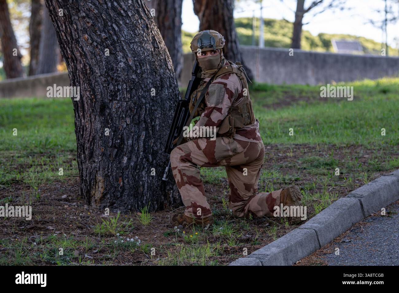 The 21st regiment d'infanterie de marine (21 RIMa) seen in action ...