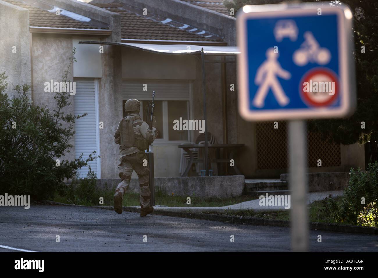 The 21st regiment d'infanterie de marine (21 RIMa) seen in action ...