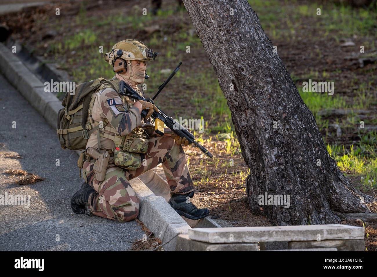 The 21st regiment d'infanterie de marine (21 RIMa) seen in action ...