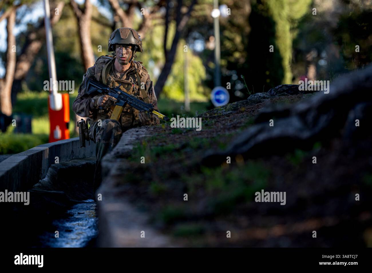 The 21st regiment d'infanterie de marine (21 RIMa) seen in action ...