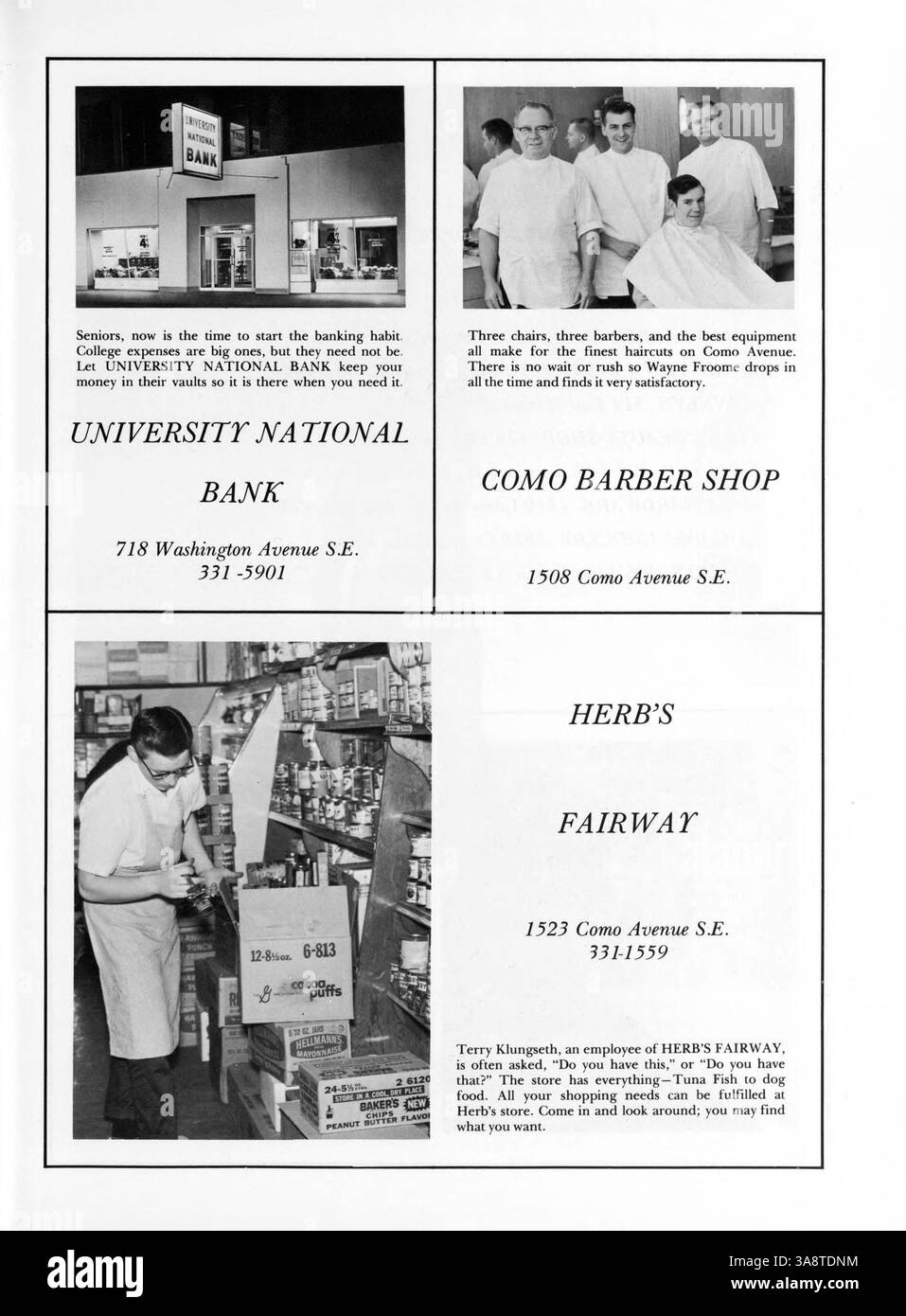 The 1965 marshall yearbook showcases the academic year hi-res stock ...
