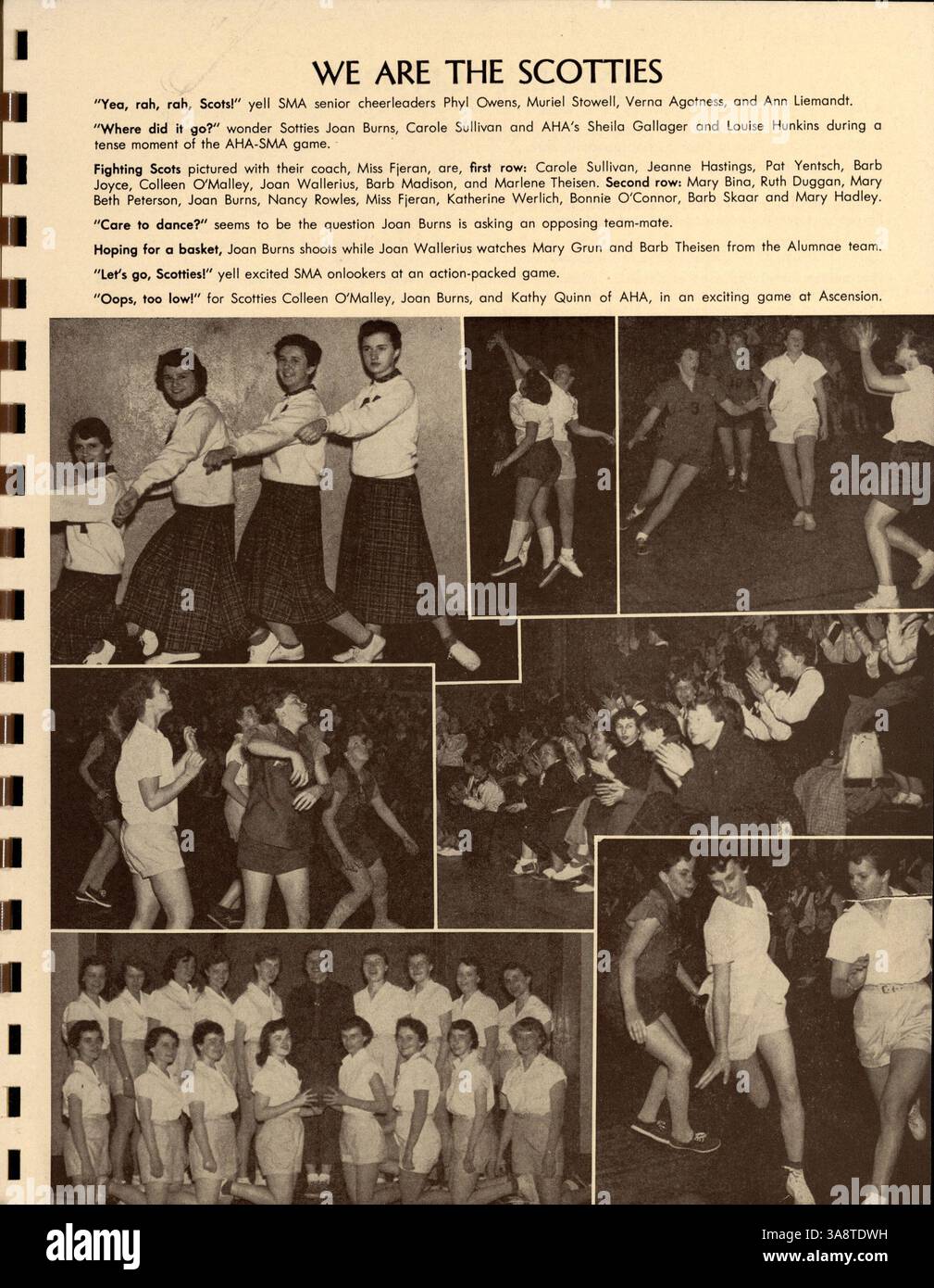 The 1955 edition of St. Margaret's Academy’s yearbook highlights the ...