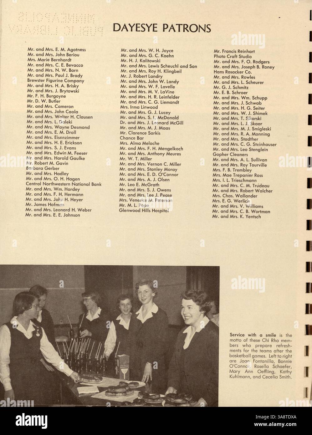 The 1955 yearbook from St. Margaret's Academy documents key events ...