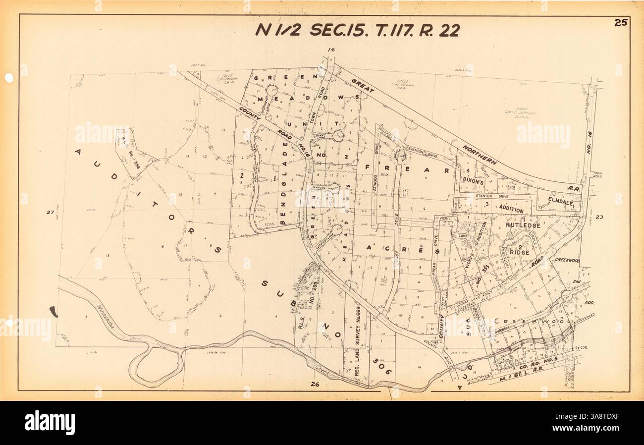 This set of maps covers the full extent of Minnetonka Village with ...
